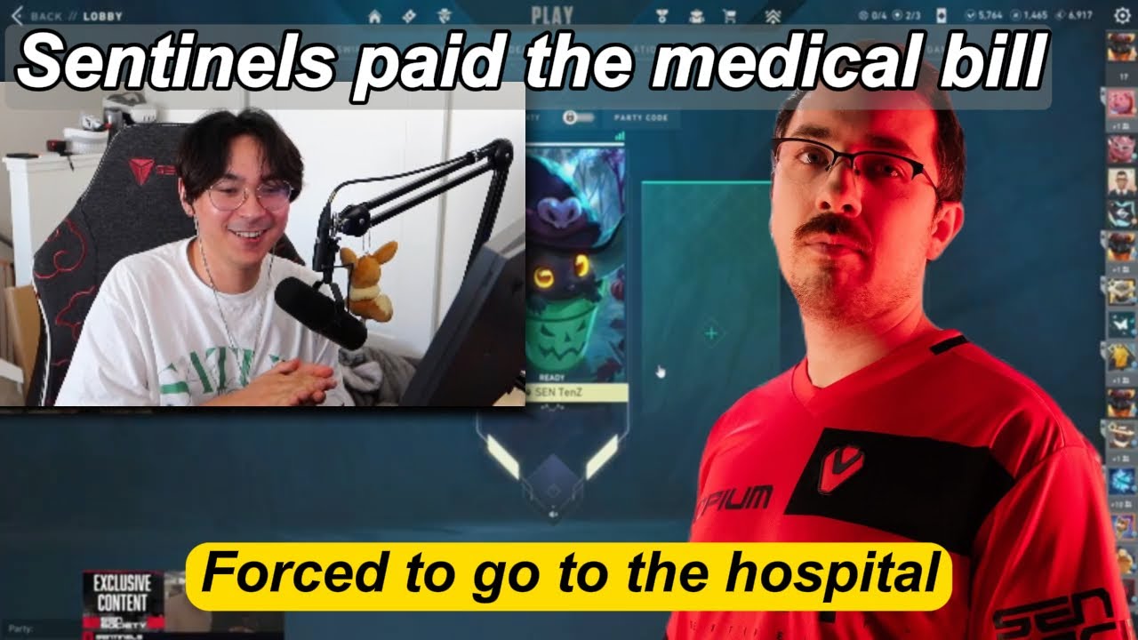 Sentinels Made Tenz Go To The Hospital Every Month - YouTube
