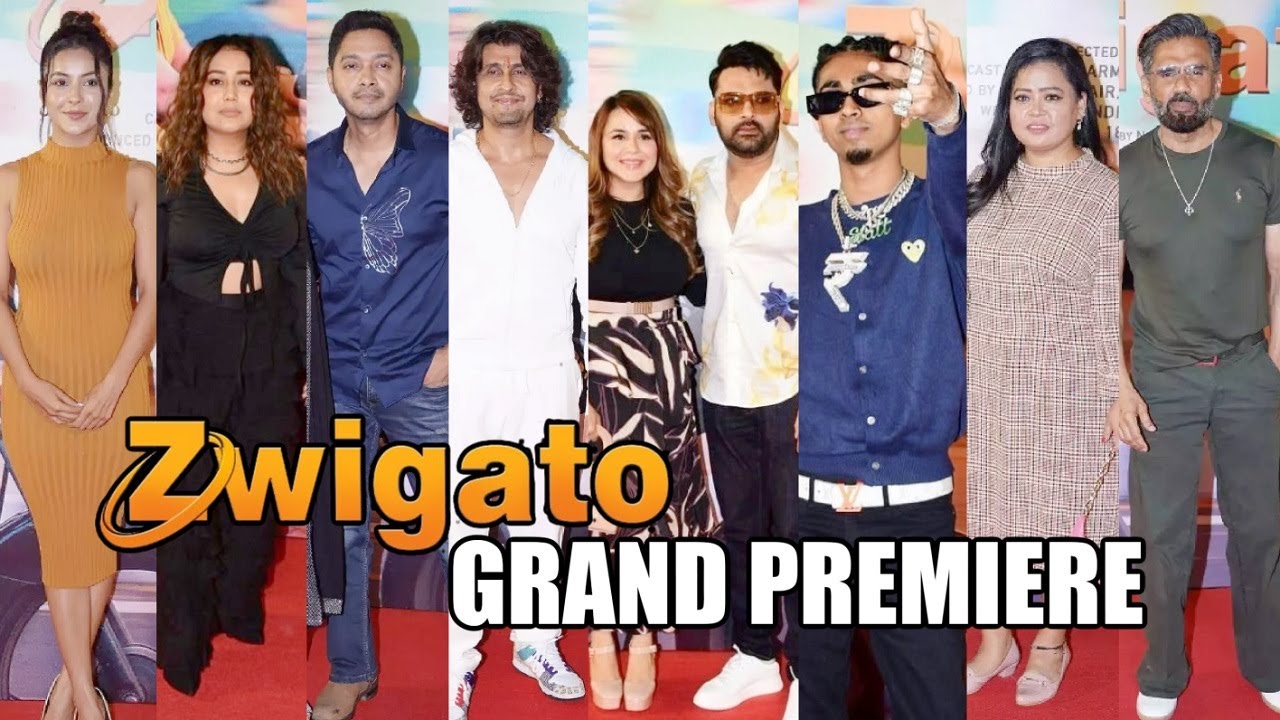 Zwigato Grand Premiere Night With Kapil Sharma, Suniel Shetty, Shehnaaz ...