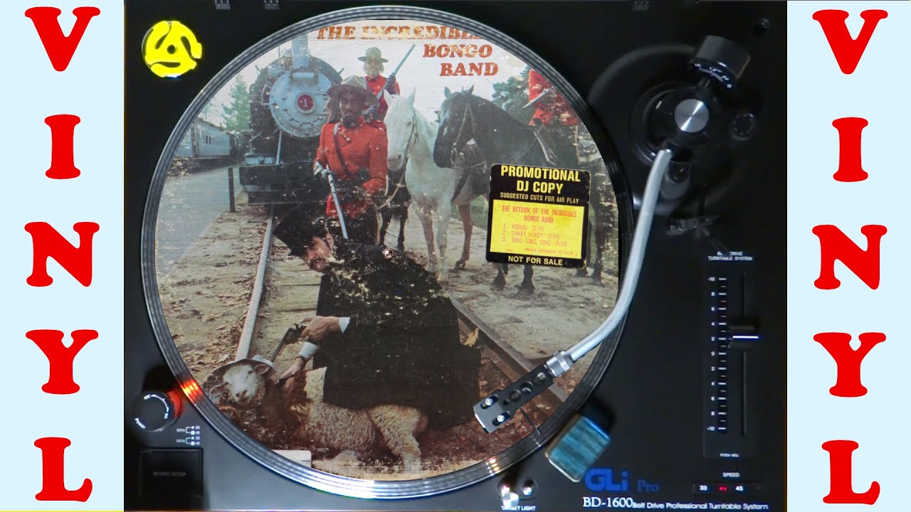 The return of THE INCREDIBLE BONGO BAND - vinyl to video - YouTube