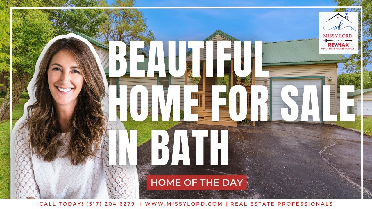 New Listing 6776 Howe Road Bath MI by realtor Missy Lord! - YouTube