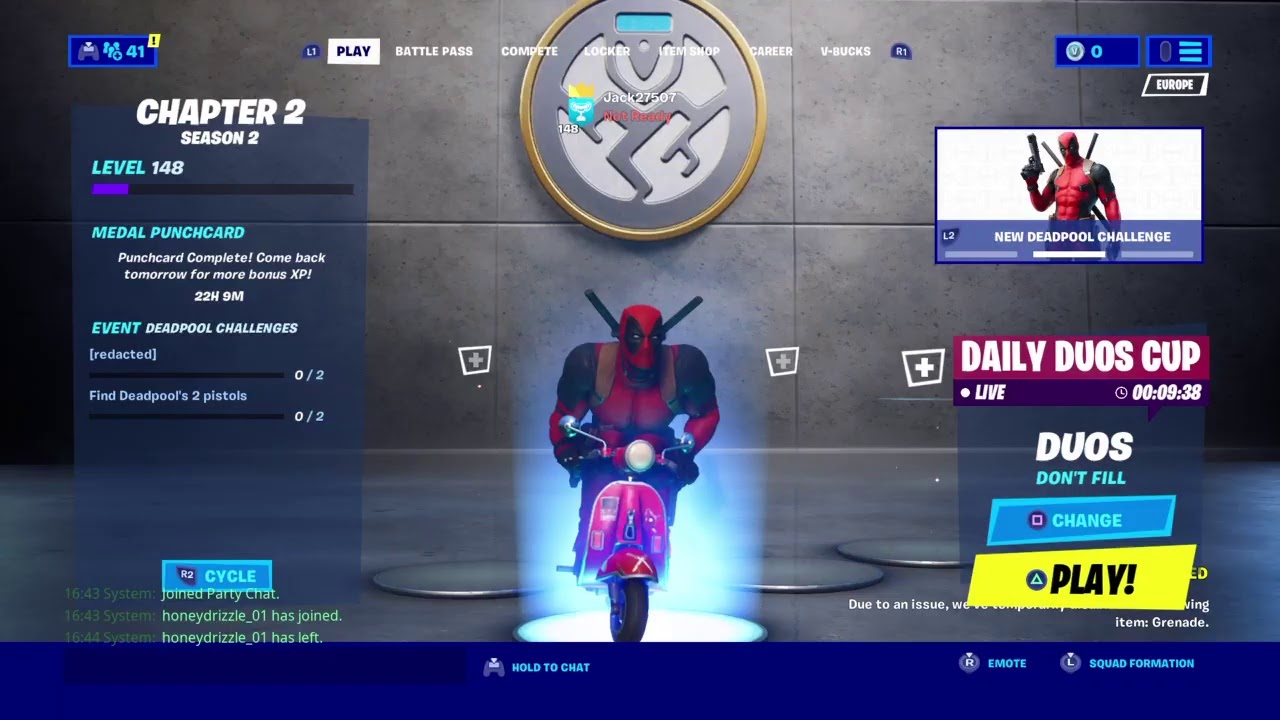 Fortnite chapter 2 season 2 deadpool - YouTube