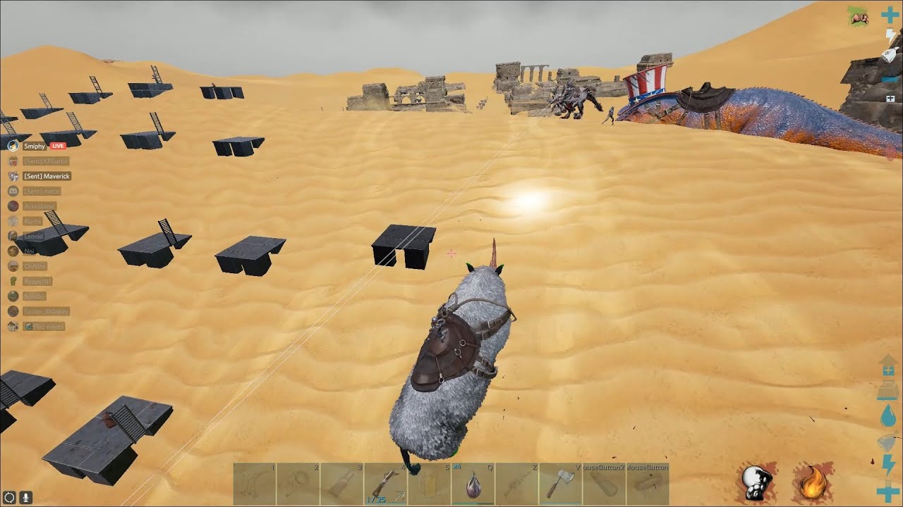 Bustin' Cheeks On A Rhino #3 | Ark Official PvP - YouTube