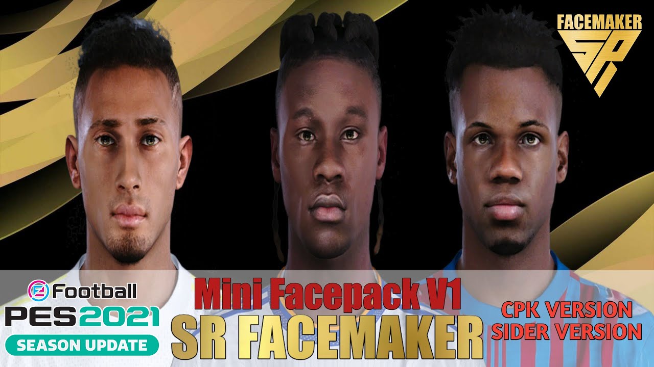 MINI FACEPACK V1 PES 2020/PES2021 - YouTube
