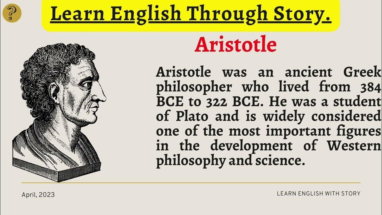 Learn English through Story | Interesting English Story | Aristotle ...