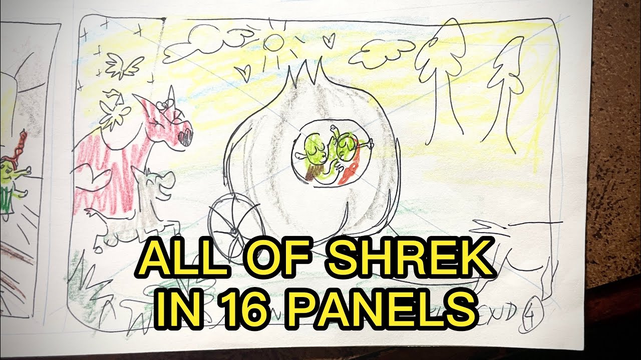 Drawing all of Shrek from Memory - YouTube