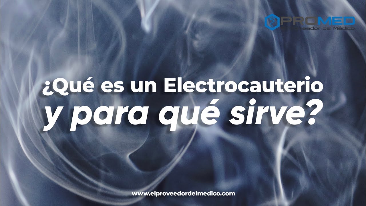 Qué es un electrocauterio y para qué sirve - YouTube