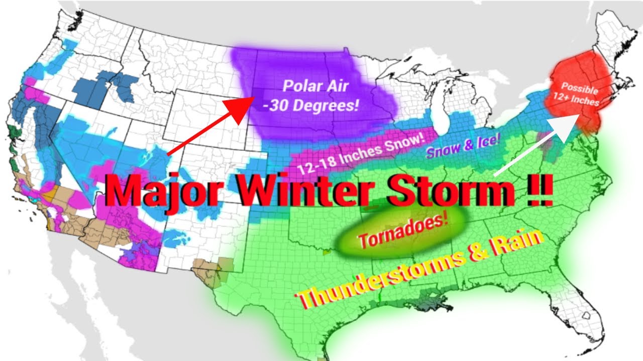 Major Winter Storm Strengthening! - Heavier Snowfall - Weatherman Plus ...