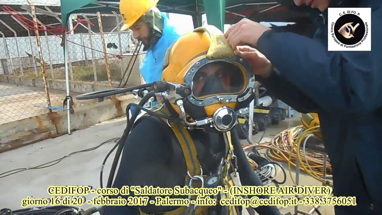 CEDIFOP - Corso per "Saldatore Subacqueo - giorno 16 di 20 - YouTube