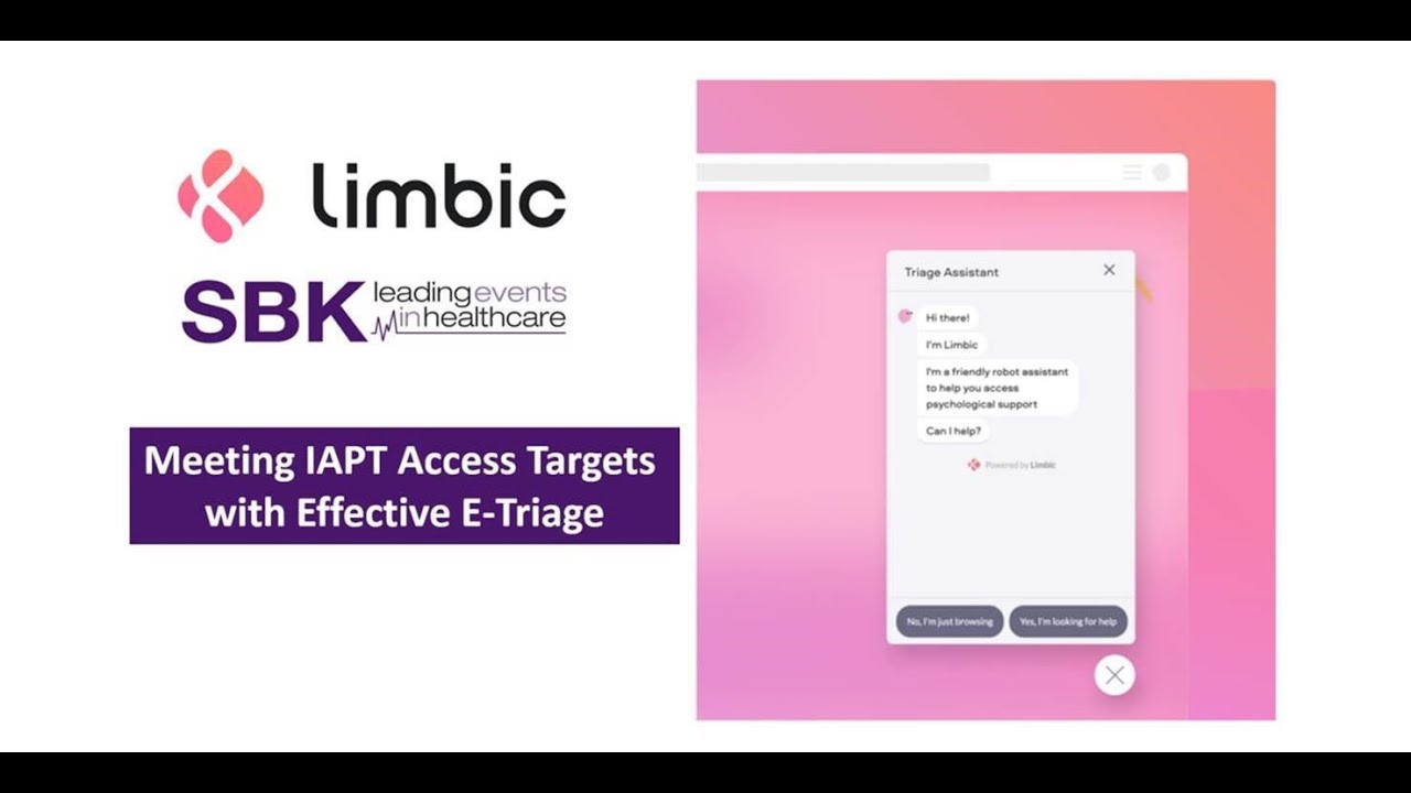 Meeting IAPT Access Targets with Effective E-Triage Webinar - YouTube