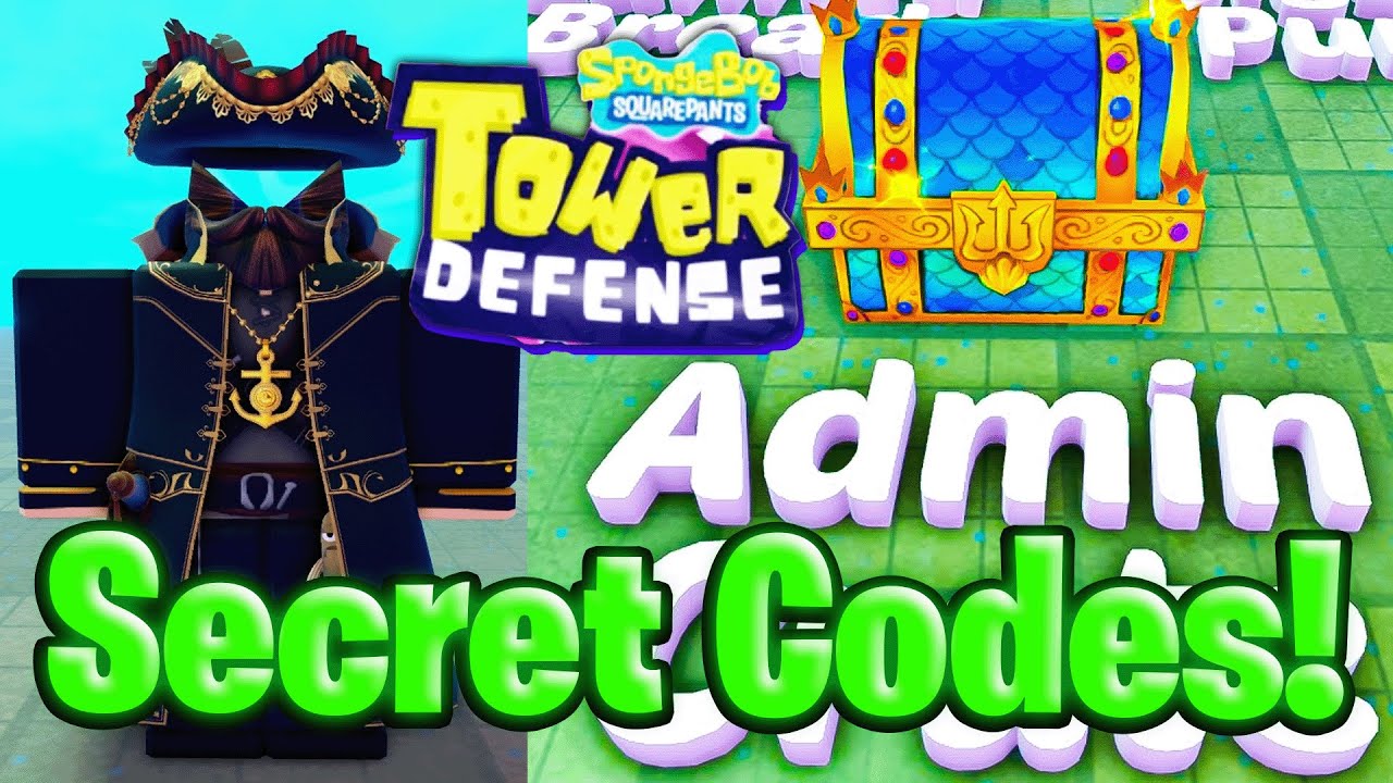 ALL CODES! SpongeBob Tower Defense ADMIN CRATE ROBLOX - YouTube