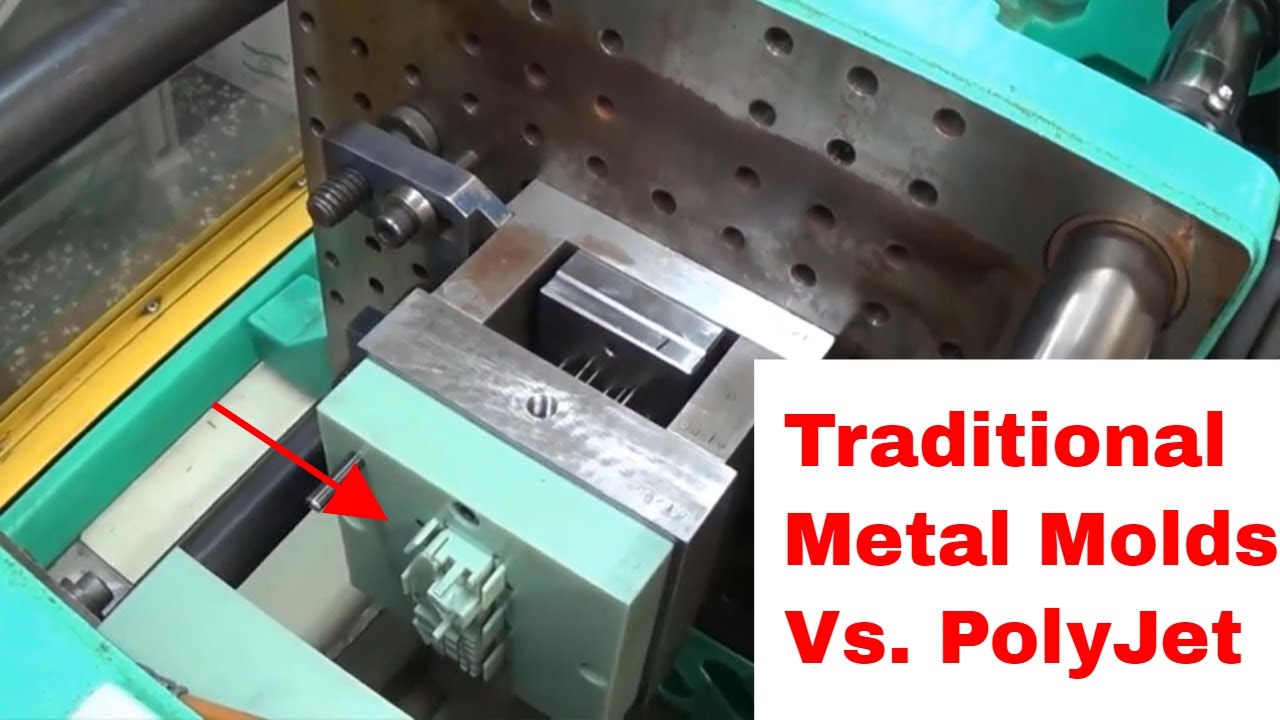 Traditional Metal Molds Vs. PolyJet Molds - YouTube