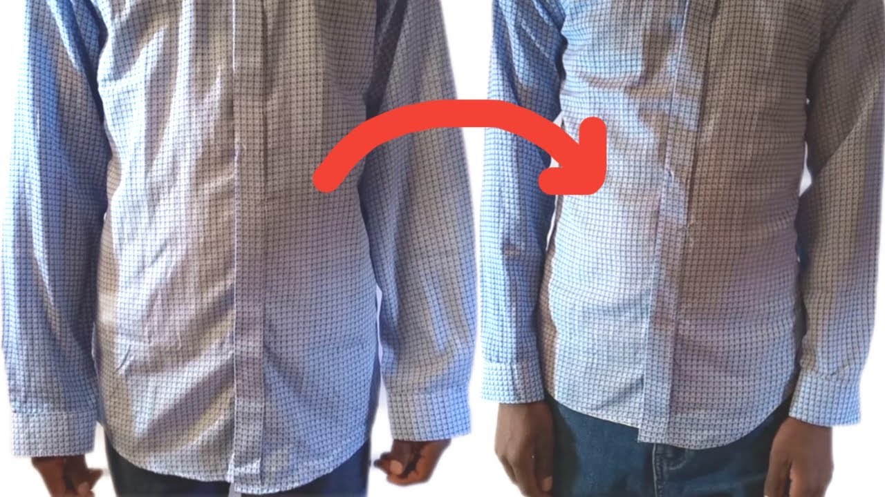 👚 How to resize a shirt/make a shirt fit with sewing machine.(23) - YouTube