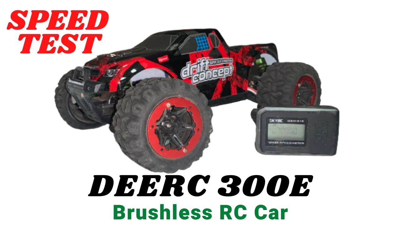DEERC 300E Brushless RC Car 60km/h Unbox Test and Review - YouTube