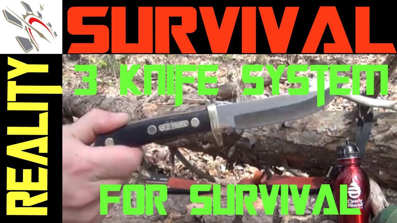 Survival Tips: The 3 Knife System For Wilderness Survival - YouTube