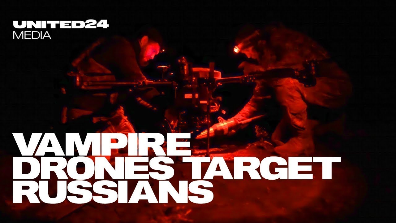Ukrainian-Made Vampire Battle Drone Takes Out Russians. Hunting at ...
