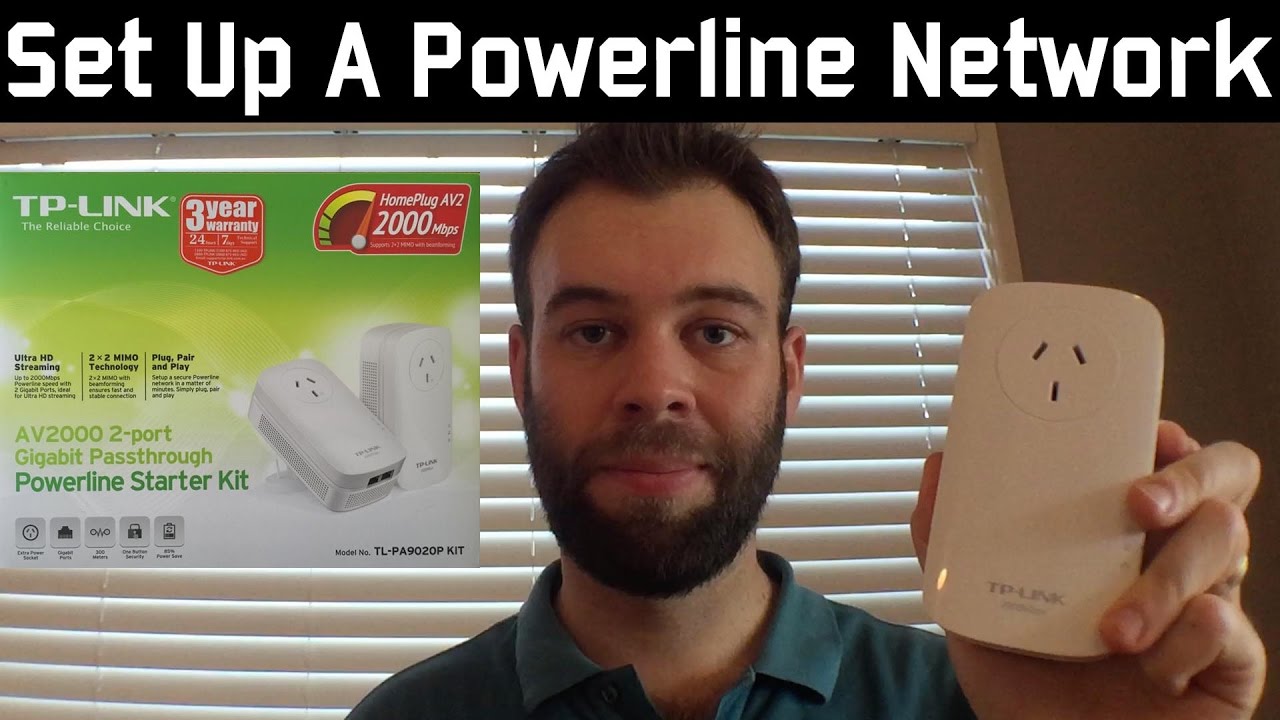 Connecting the TP Link AV2000 2 Port Gigabit Passthrough Powerline ...