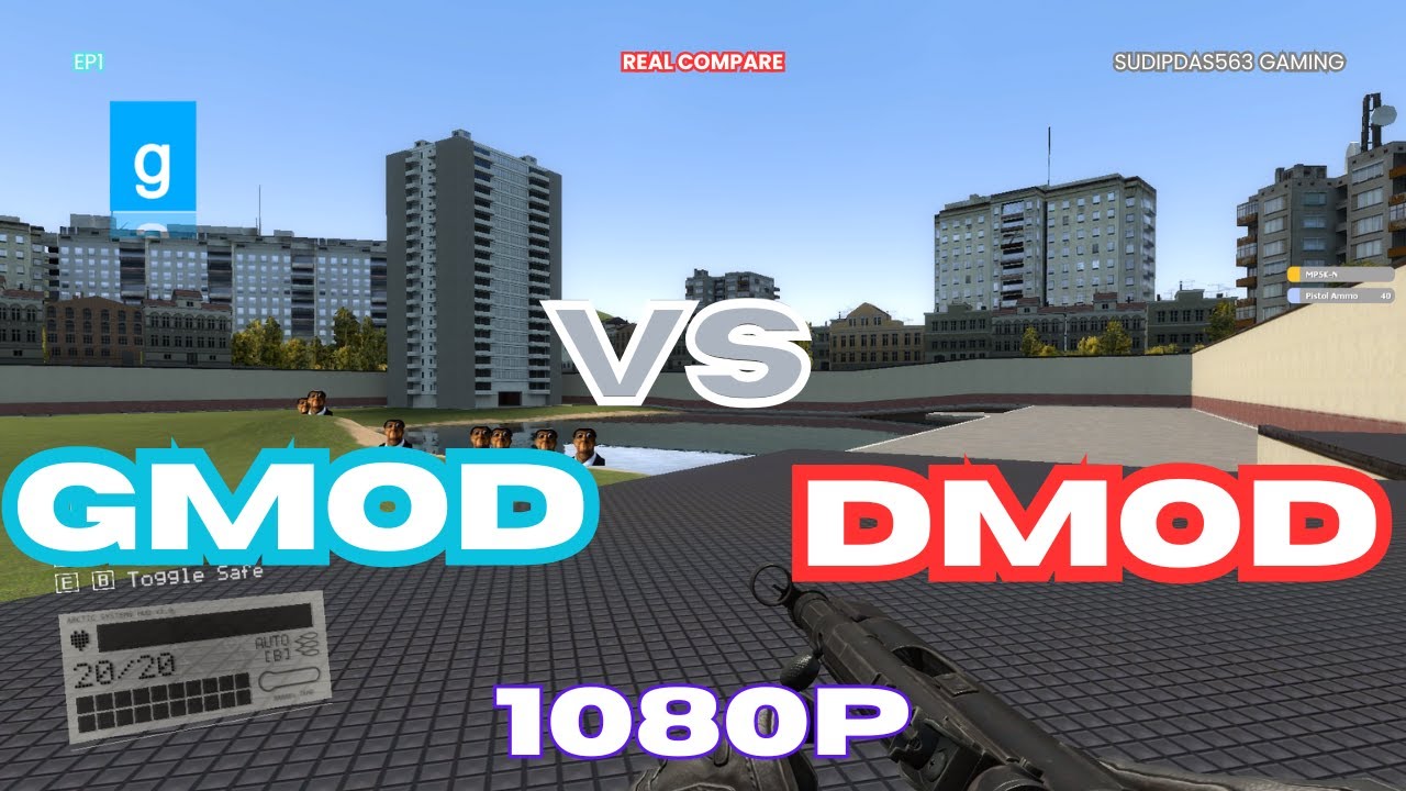 GMOD VS DMOD 😱😱😱 - GARRY'S MOD VS DMOD | Comparison | GMOD in Android ...
