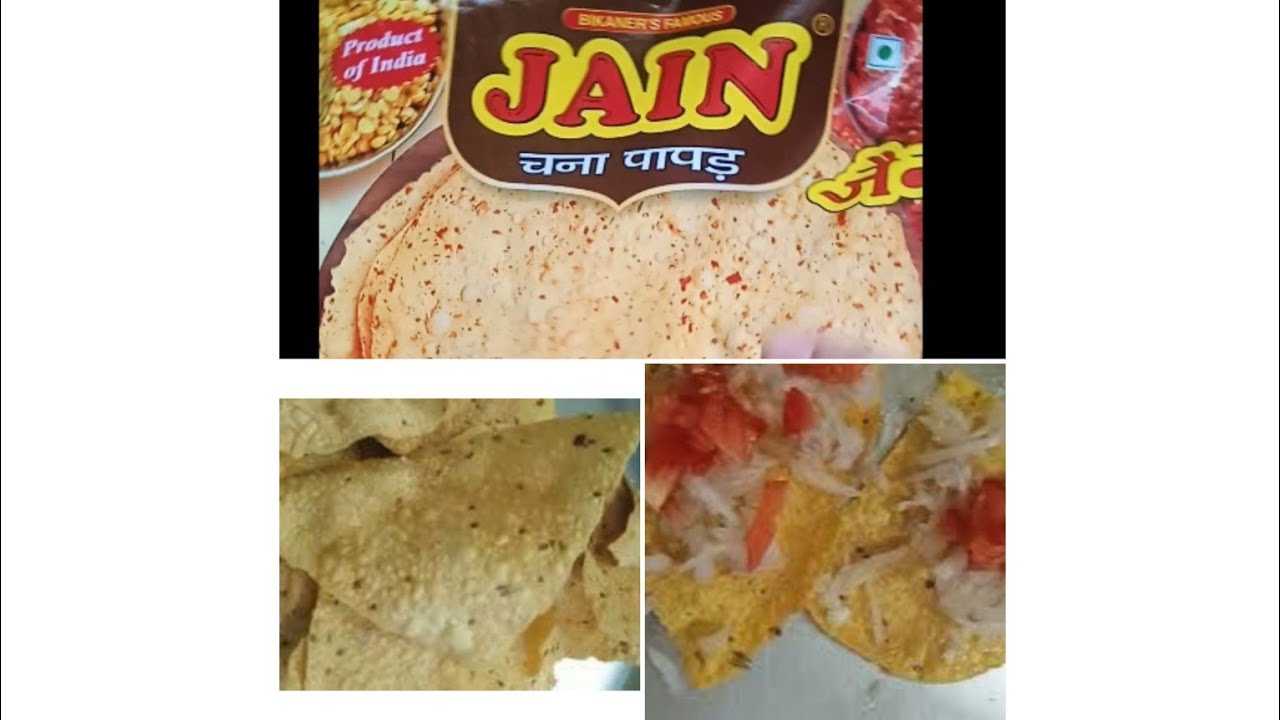 papad|Chana papada receipe |Unboxing|kannada food vlog|Rain season|chat ...