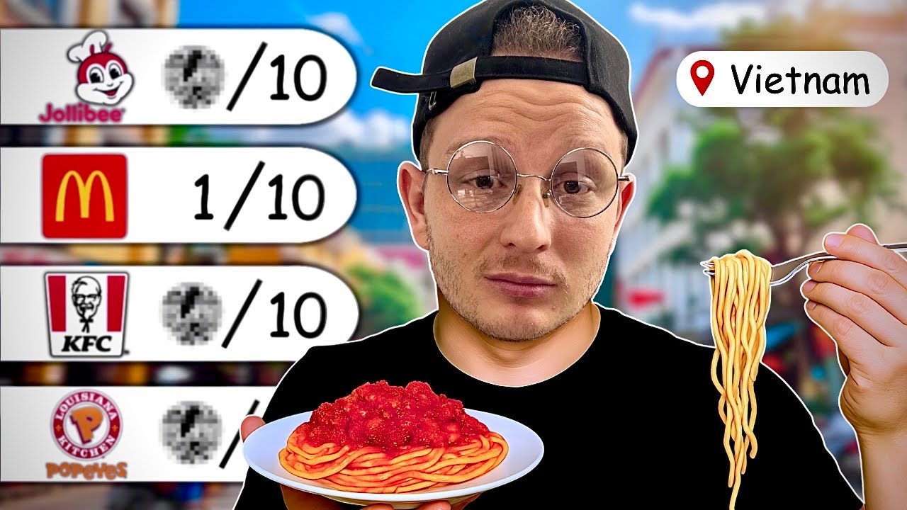 I Tried Spaghetti From Fast Food Restaurants - YouTube