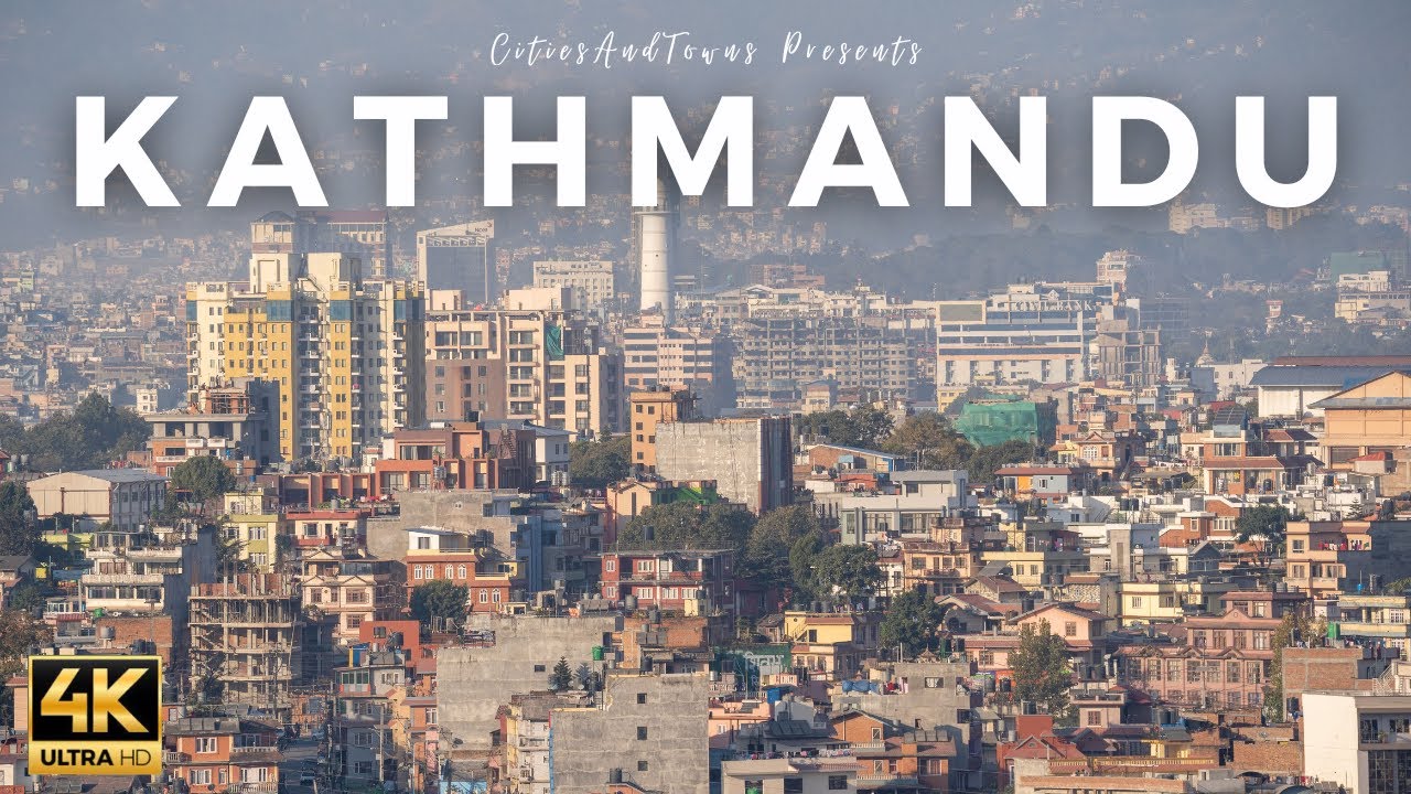 Kathmandu, Nepal🇳🇵 in 4K Video by Drone - YouTube