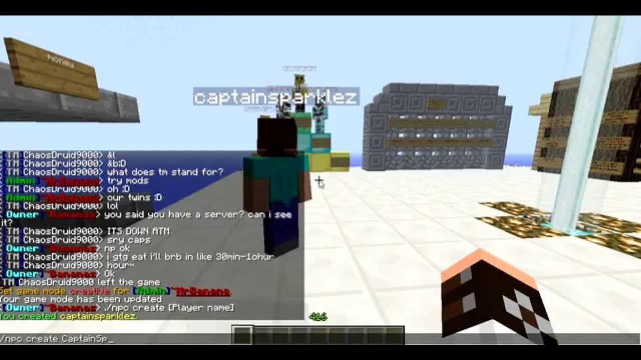Minecraft: How to add npcs - YouTube