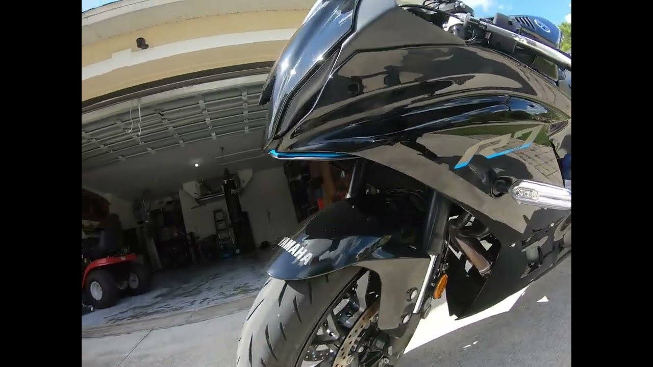 Cleanest chain Yamaha YZF R7 in the south boy - YouTube