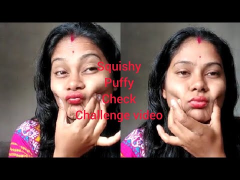 squishy puffy cheeks challenge video/very funny video/most request  video#daily vlog#challenge@rupsa