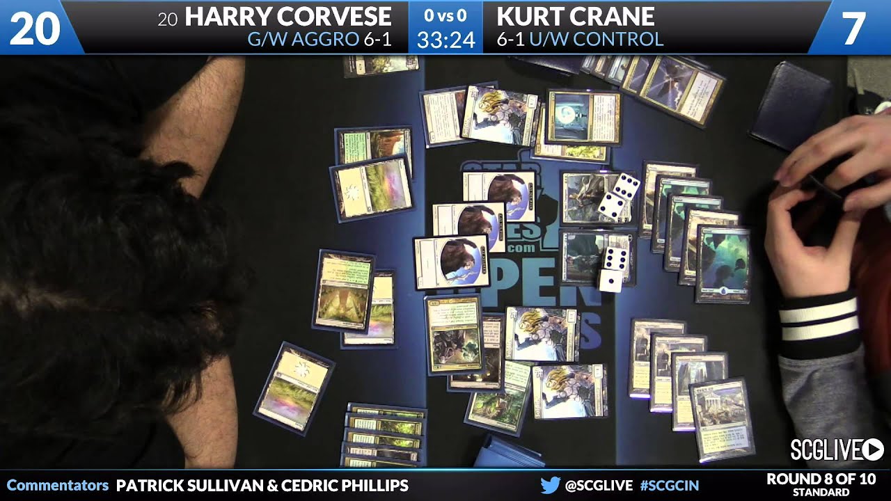 SCGCIN - Standard - Round 8 - Harry Corvese vs Kurt Crane - YouTube