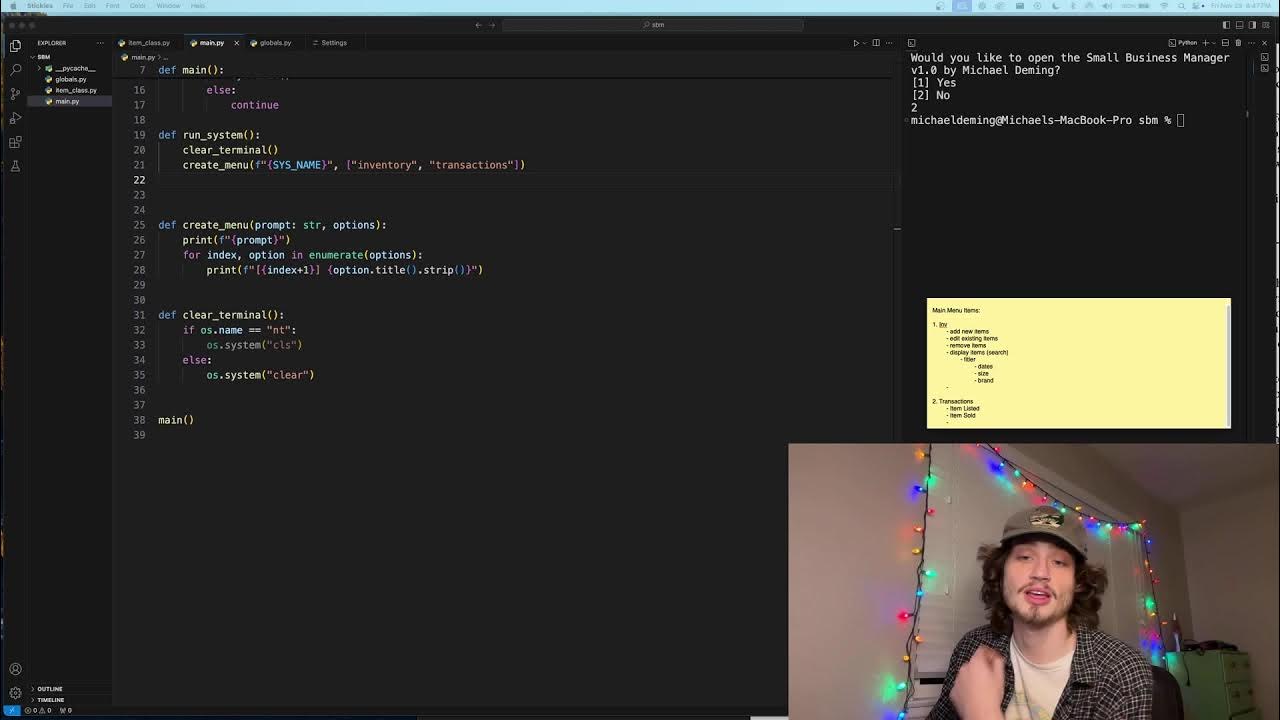 Teaching Myself Python LIVE 🔴 | Data Structures and Algorithms in Python & Project | 11-29-2024 ...