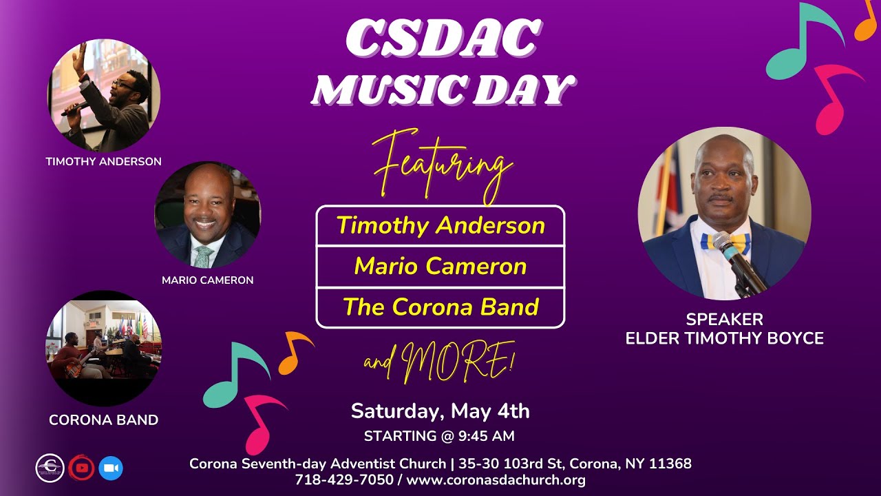 Music Day | May 4, 2024 | CSDAC | Speaker: Elder Timothy Boyce - YouTube