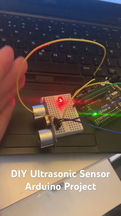 DIY Arduino Ultrasonic Sensor and LED Project #arduino #invention #diy ...