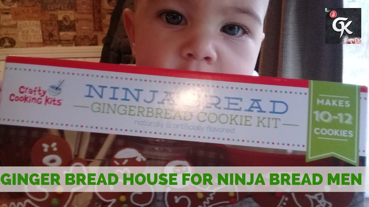 Making a Gingerbread house for the ninjabread men - YouTube