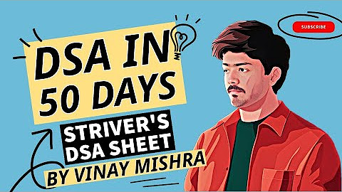 DSA using Python in 50 days from Striver's DSA Sheet Solving By Vinay Mishra - YouTube