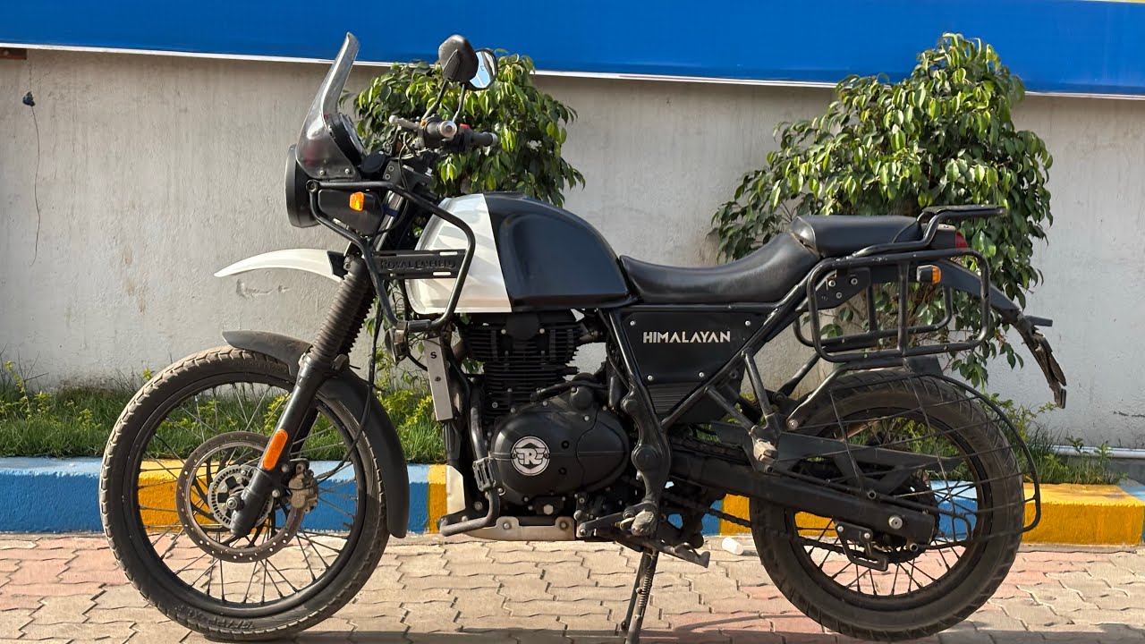 Royal Enfield Himalayan vinyl wrapping / Himalayan modification - YouTube