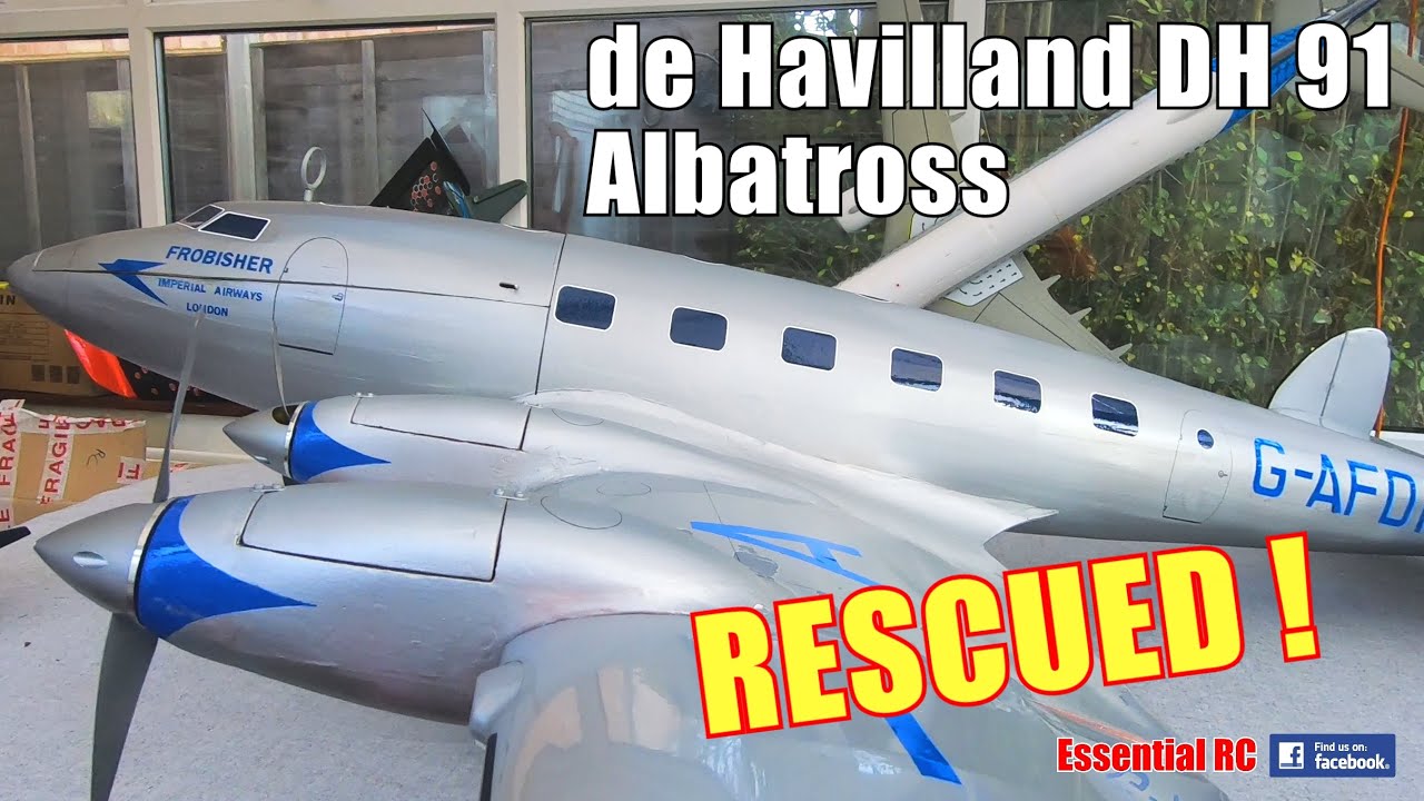 RESCUED FROM 20 YEARS STORAGE !!! de Havilland DH 91ALBATROSS | RC ...