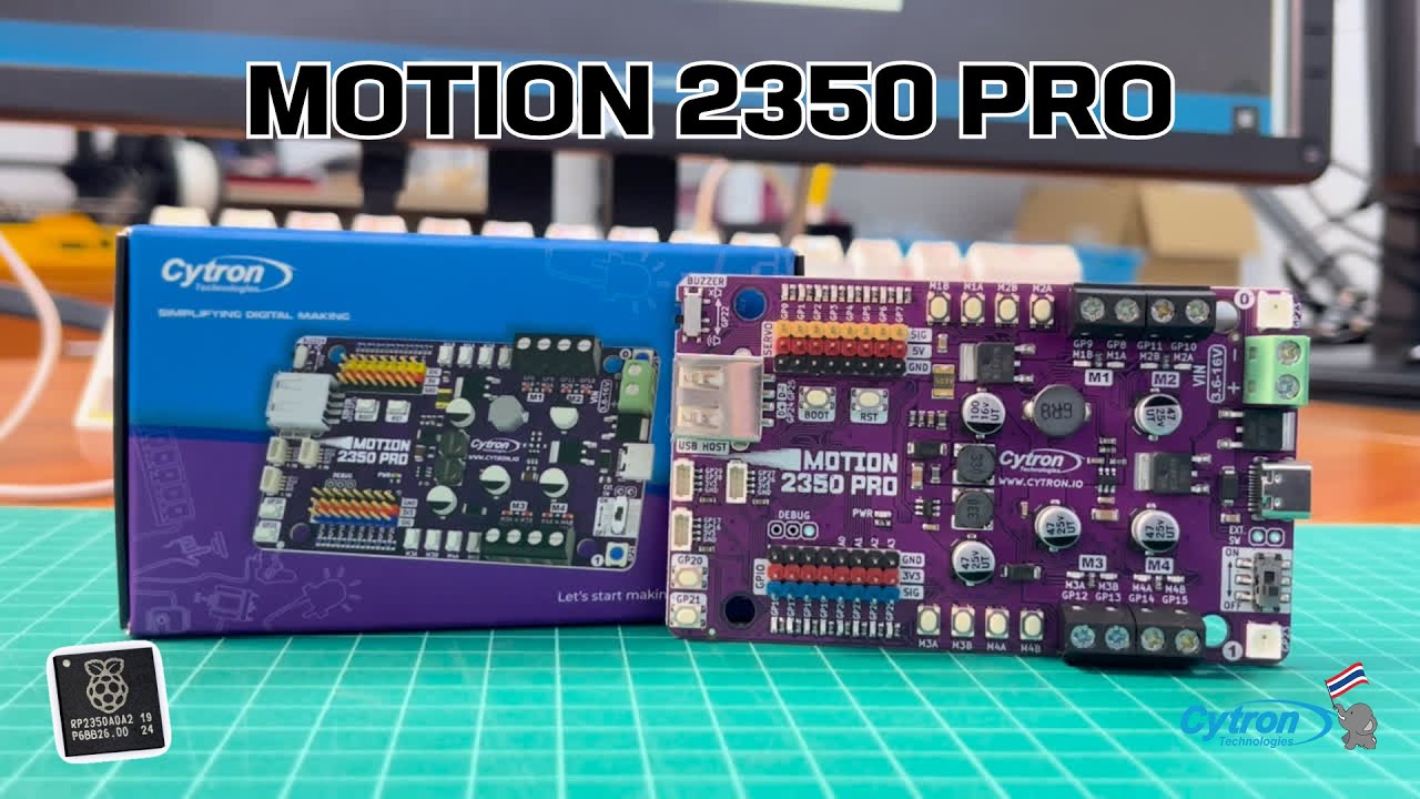 MOTION 2350 Pro - ตัวควบคุมหุ่นยนต์ขั้นสูงสำหรับผู้เริ่มต้น - YouTube