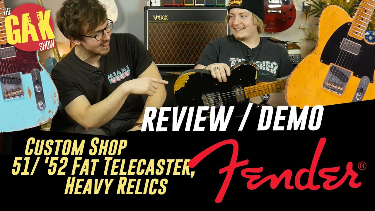 Fender Custom Shop '51/ '52 Fat Telecaster, Heavy Relics (Demo) - YouTube