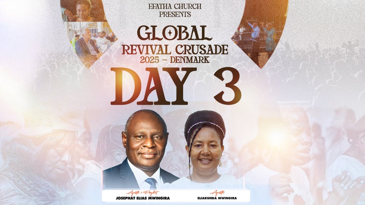 🔴 LIVE CRUSADE IN DENMARK WITH APOSTLE & PROPHET J.E. MWINGIRA | DAY 3 ...