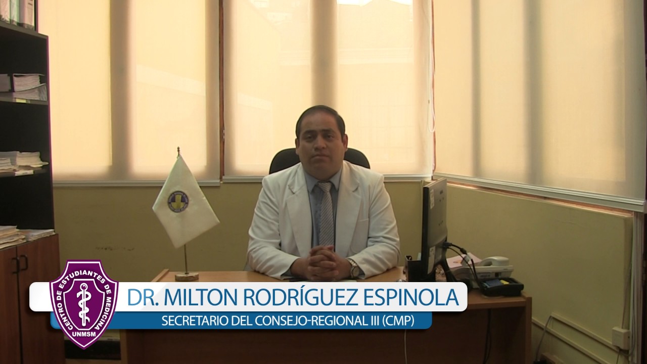 DR. Milton Ramírez-Colegio Médico del Perú - YouTube