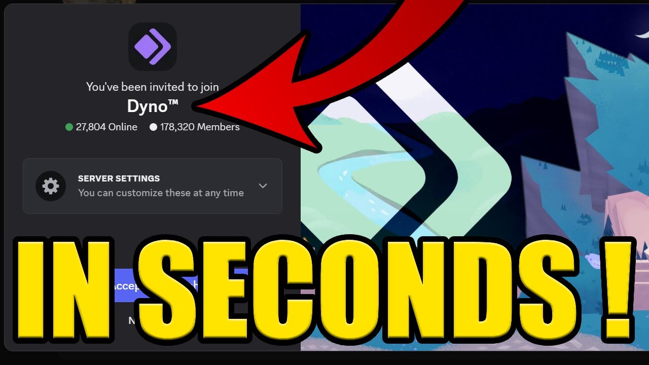 HOW to JOIN DYNO DISCORD SERVER PC & MOBILE - YouTube