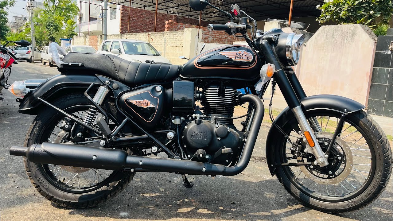 🔥2024 New Bullet 350 Black Gold Full Review | Price Mileage Features ...