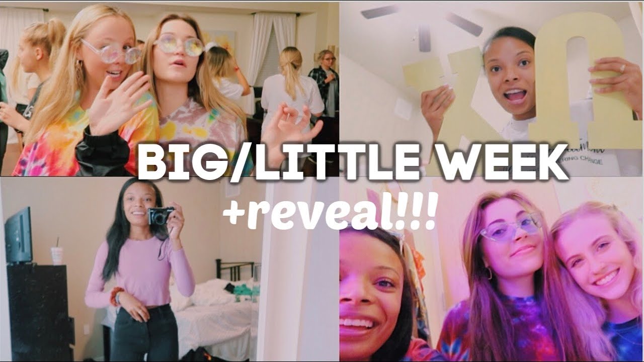 SORORITY BIG/LITTLE WEEK VLOG | WHAT MY BIG GOT ME - YouTube