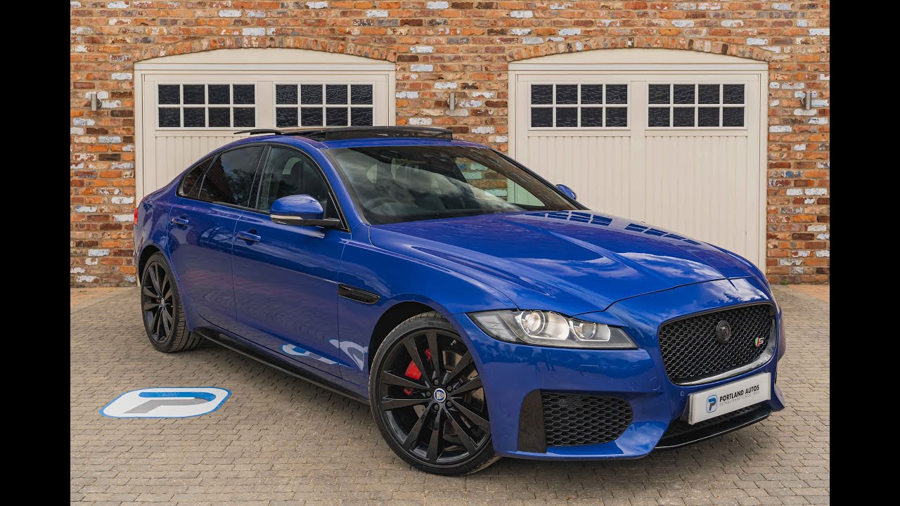 JAGUAR XF DIESEL SALOON 3.0D V6 S IN CAESIUM BLUE METALLIC WITH ...