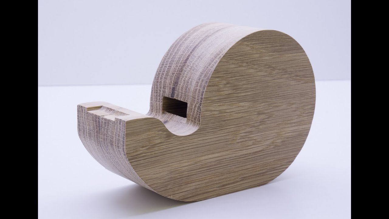 CNC Tape Dispenser part 2/3, Milling - YouTube