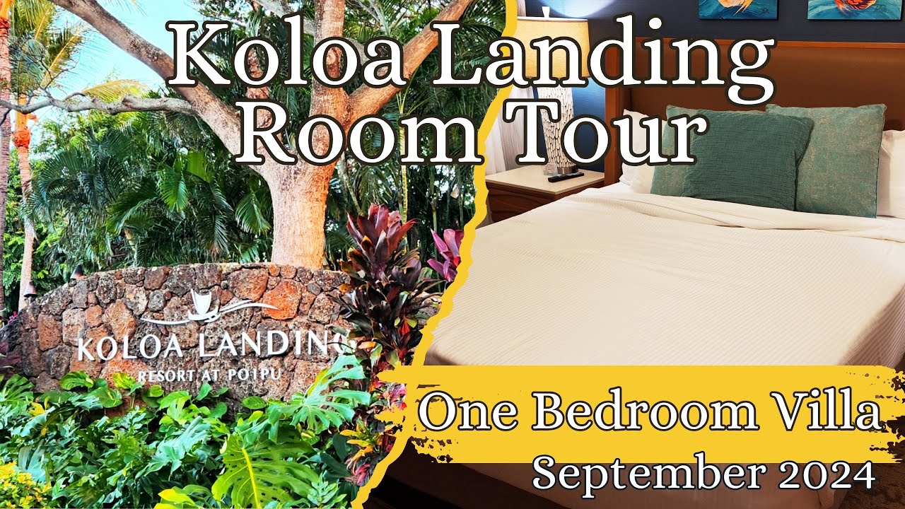 KOLOA LANDING ROOM TOUR LUXURY HOTEL 1 Bedroom VillA - Poipu, Kauai ...