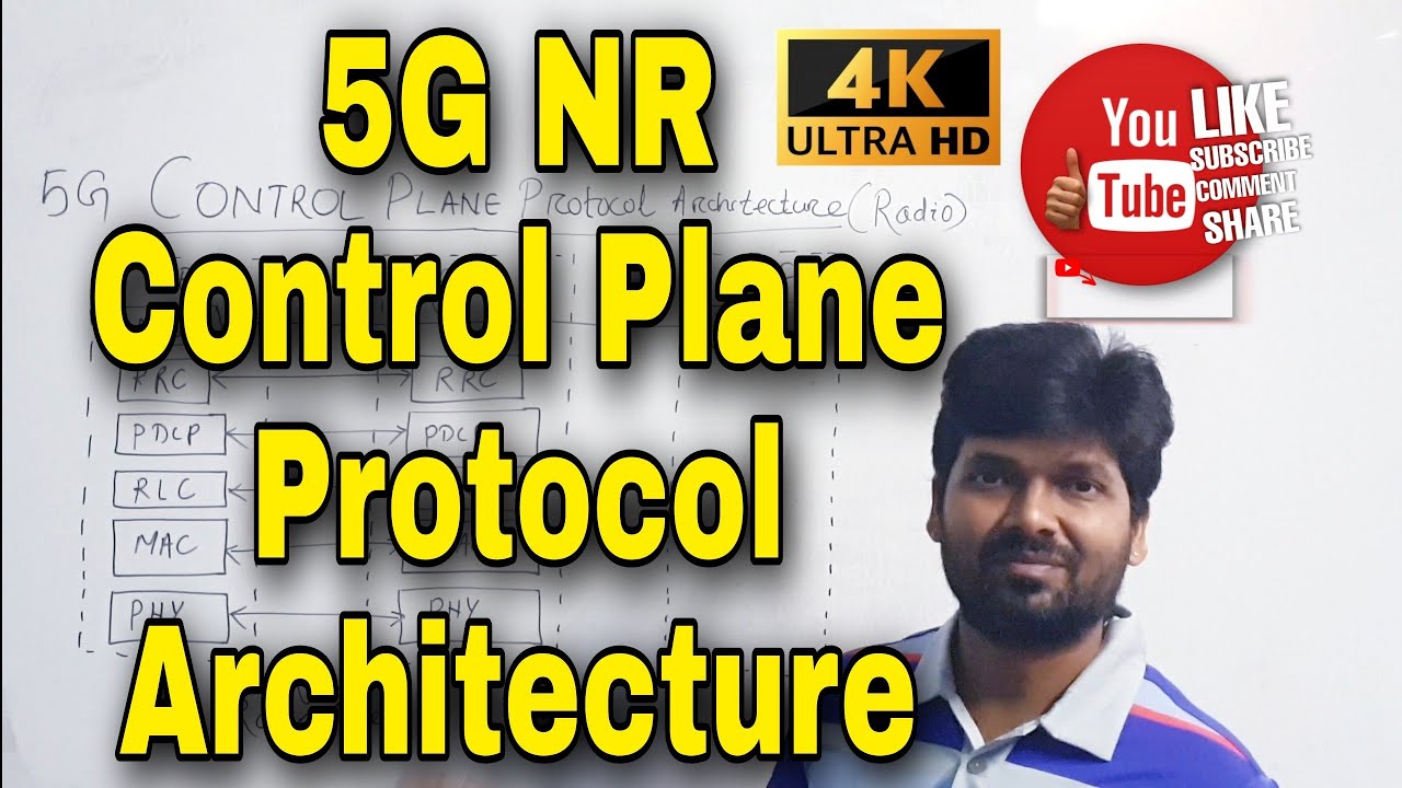 5G NR Control Plane Protocol Architecture || 5G Radio Protocols || 5G NAS,RRC,PDCP,TLC,MAC,PHY ...