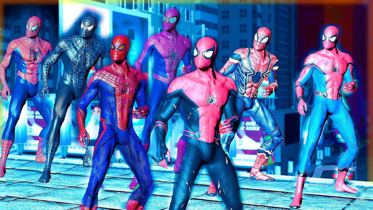 Spider-Man Meets Electro / ALL MOVIE SUITS (TASM2 Cutscenes) - YouTube