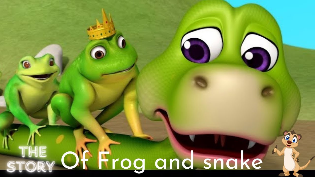 Kids cartoons| This is remarkable story about snake and frogs | hindi ...