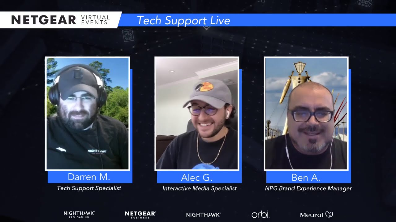 Tech Support LIVE | NETGEAR @ Home - YouTube