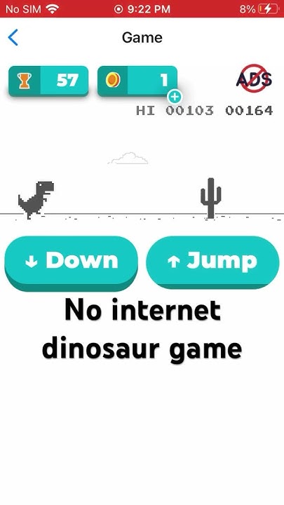 No Internet Dinosaur game I Play Until I die - YouTube